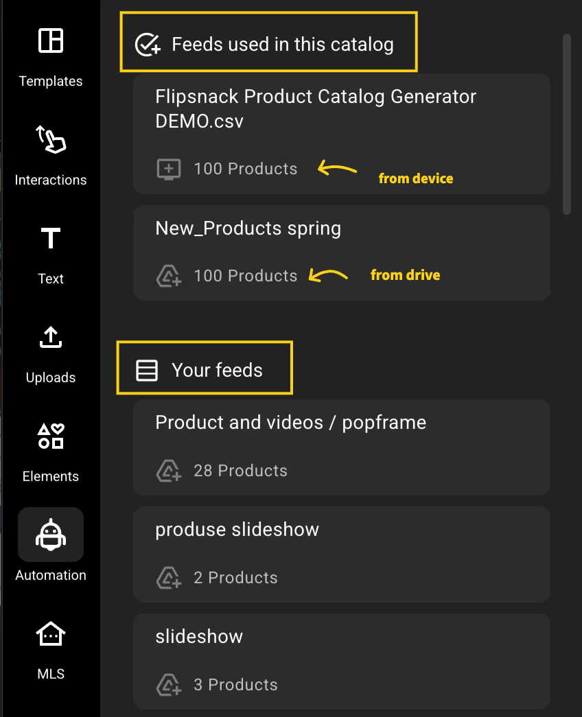 How to sync your product feed in Flipsnack